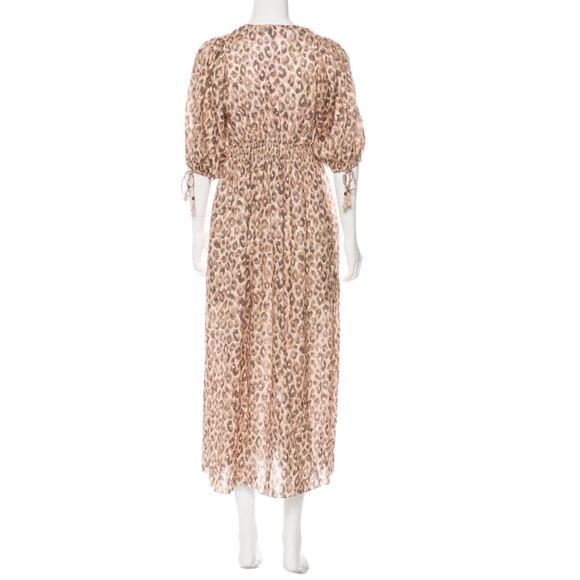 Zimmermann | Dresses | Zimmermann Leopard Print Maxi Dress | Poshmark